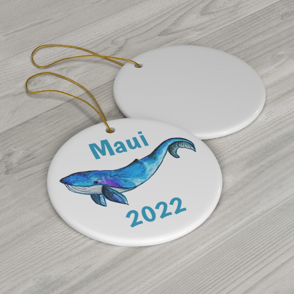 Maui CUSTOM Christmas Ornament, Unique Maui Souvenir, FREE SHIPPING ...