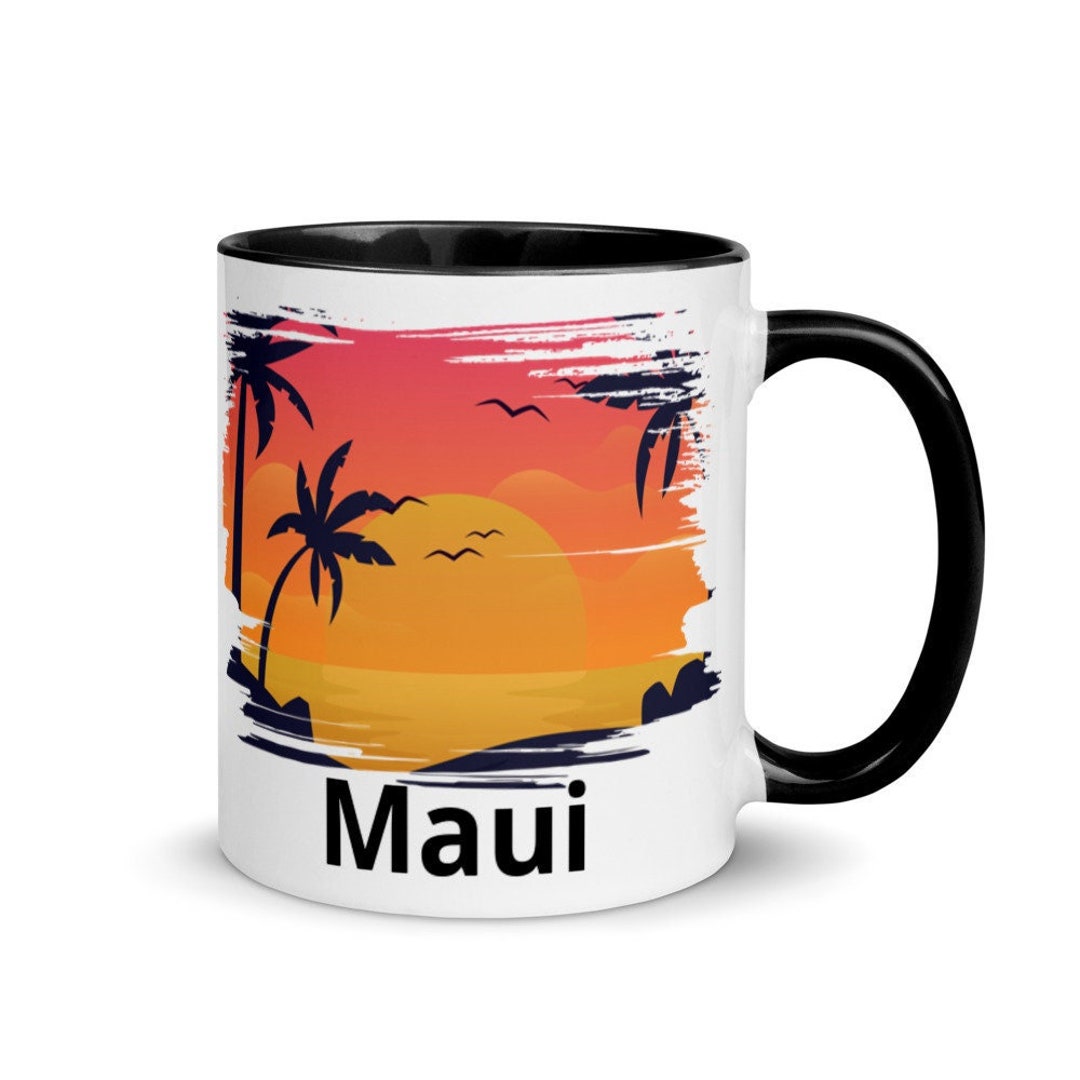 Maui Coffee Mug, Nice Maui Hawaii Coffee Cup, 6 COLORS, FREE SHIPPING ...