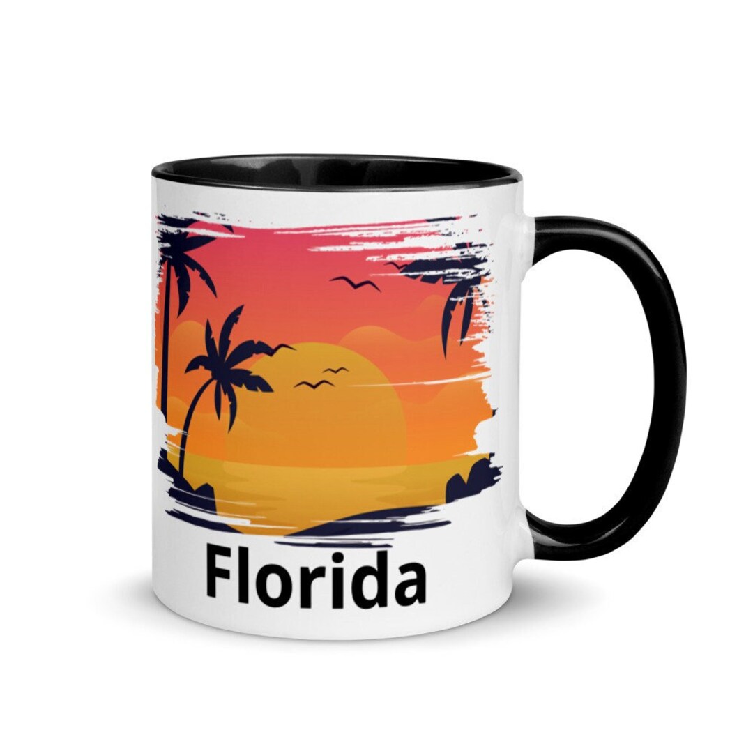 Florida Coffee Cups, Unique Florida 6 COLORS Memorabilia, FREE SHIPPING ...