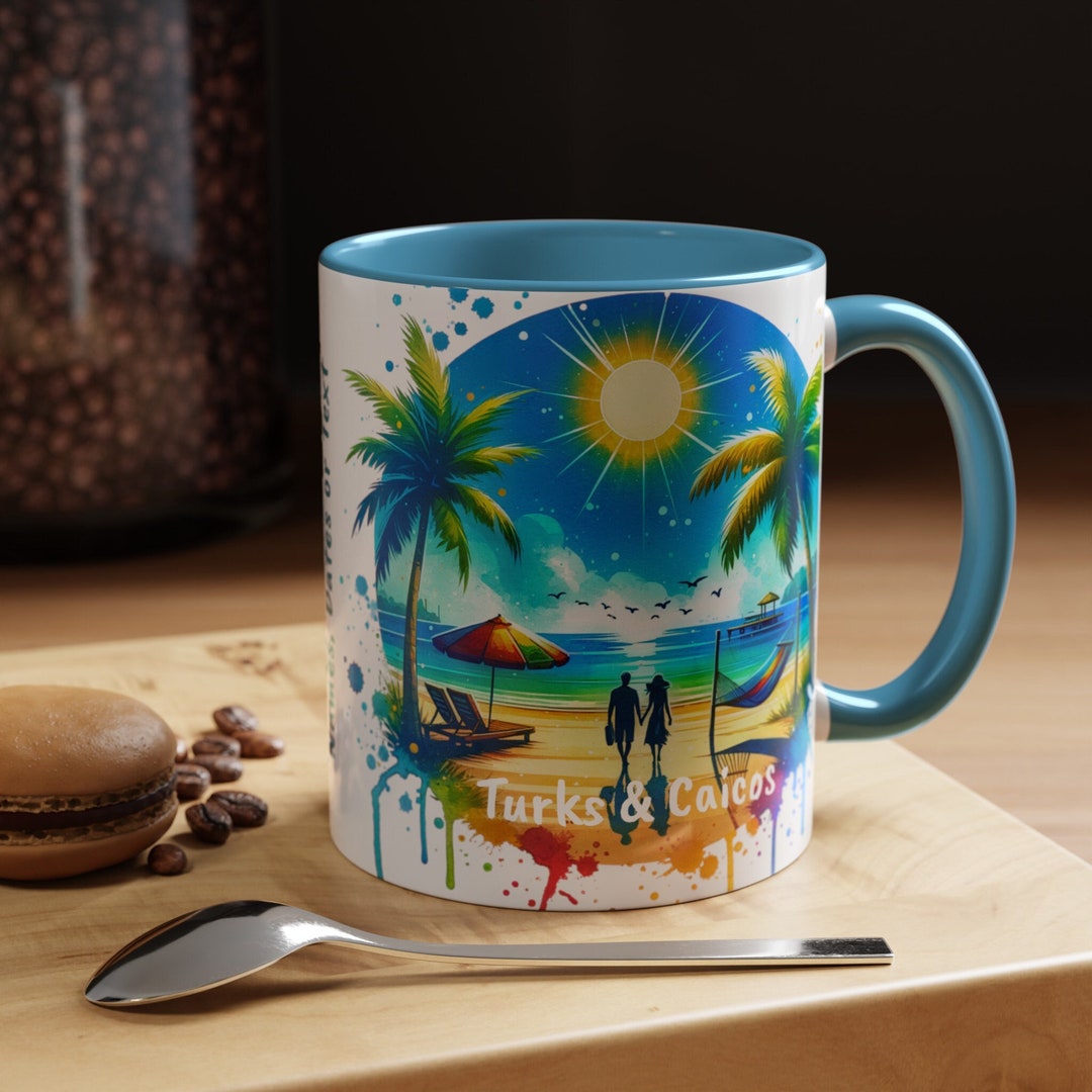 Turks and Caicos CUSTOM Accent Coffee Cup, Awesome Turks and Caicos ...