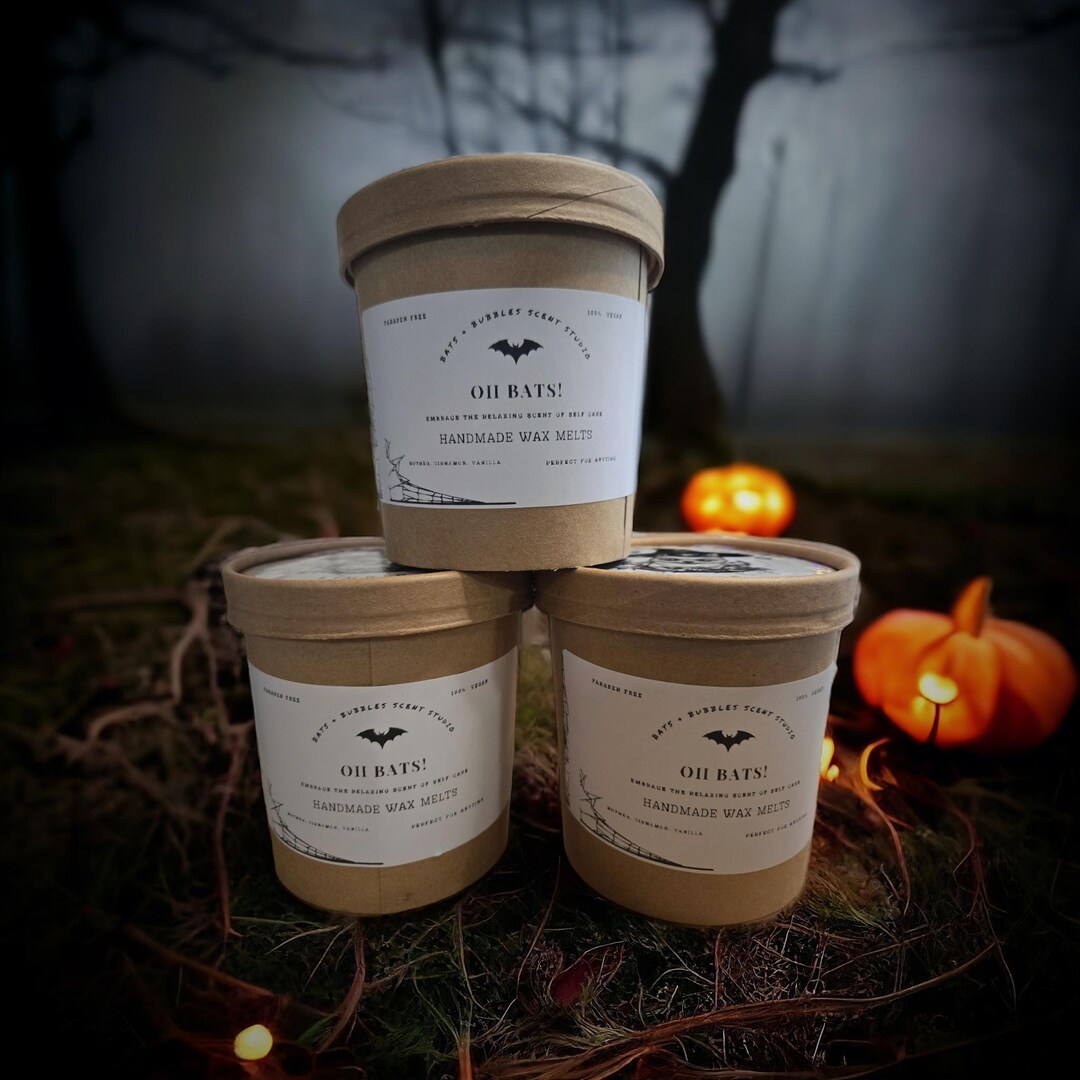 Oh Bats! Cinnamon & Chai | Wax Melts | Halloween Melts | Spooky Wax ...