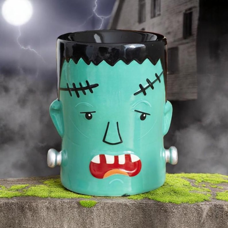 Frankenstein Melt Tealight Burner - Etsy