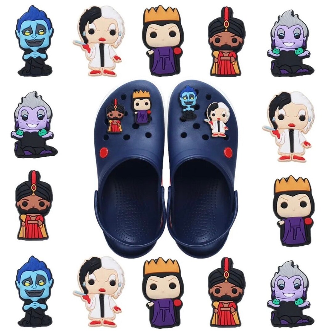 Villains Croc Charms, Shoe Charms - Etsy