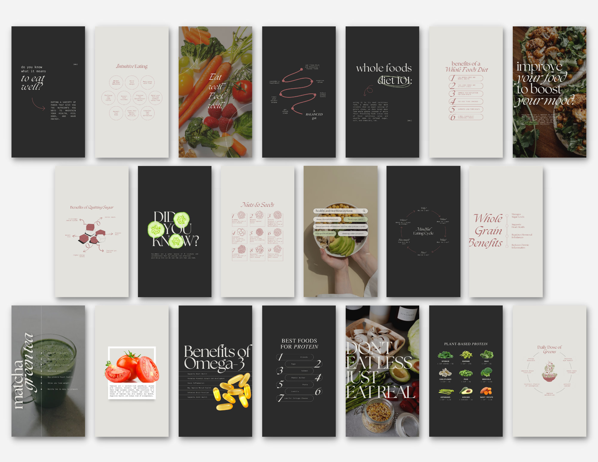 Nutrition Coach Instagram Post and Story Health and Wellness - Etsy