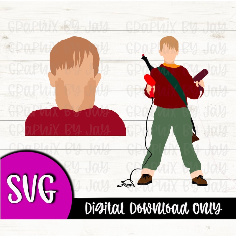 Home Alone Svg - Etsy Canada