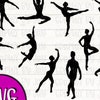 Ballet Dancers Dancing Bundle SVG Vector Cutting Files / Clip Arts ...