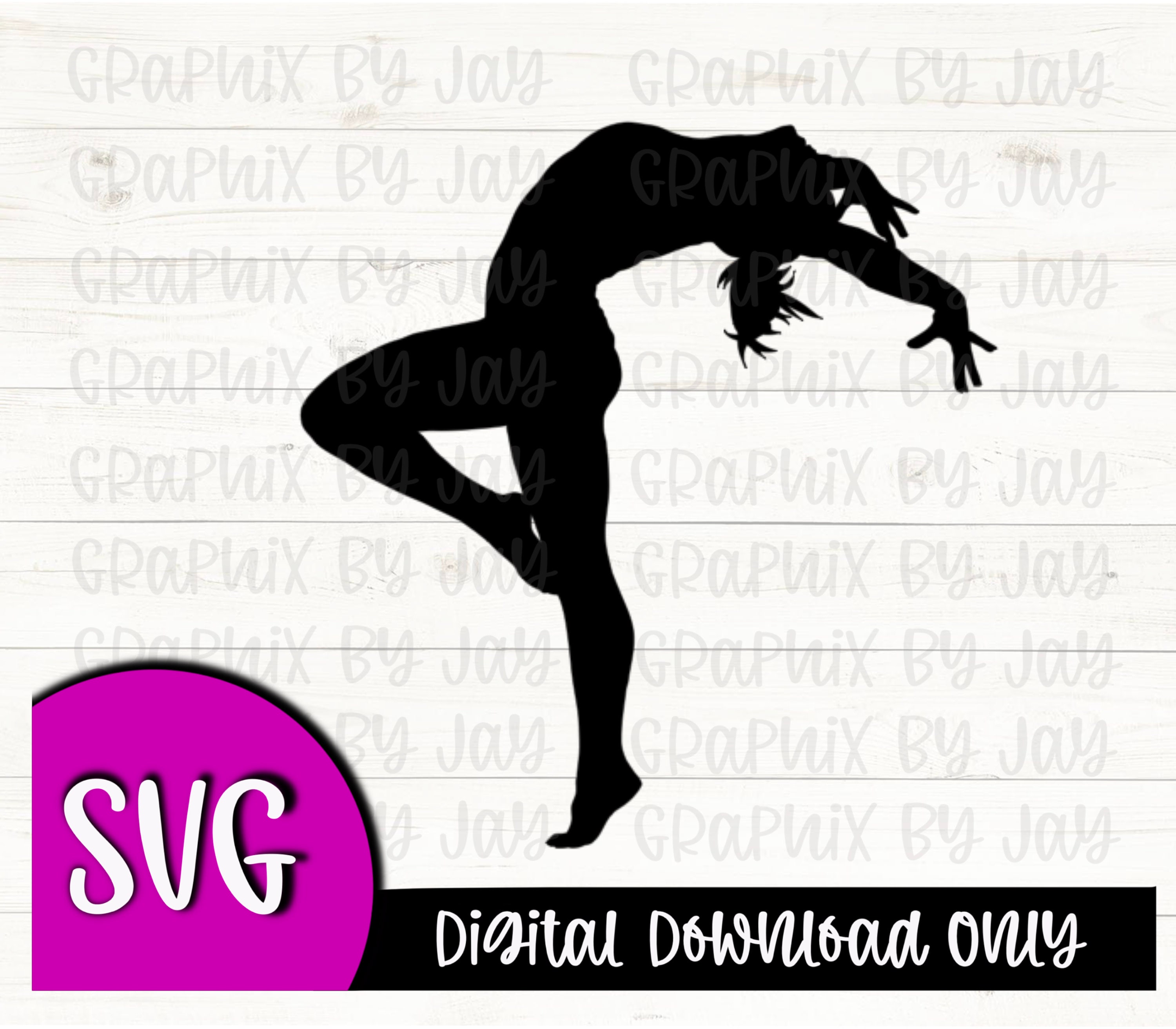 Gymnastics Girl SVG, Dance Team Svg, Cut Files for Cricut, Dancer Clip ...