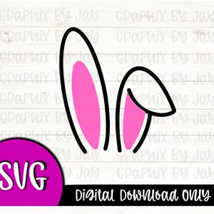Bunny Ears SVG Bundle, Easter Bunny SVG, Rabbit Ears Svg, Easter Svg ...