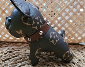 Louis Vuitton Bulldog Keychain - Etsy