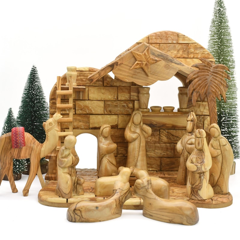 Indoor Nativity Manger - Etsy