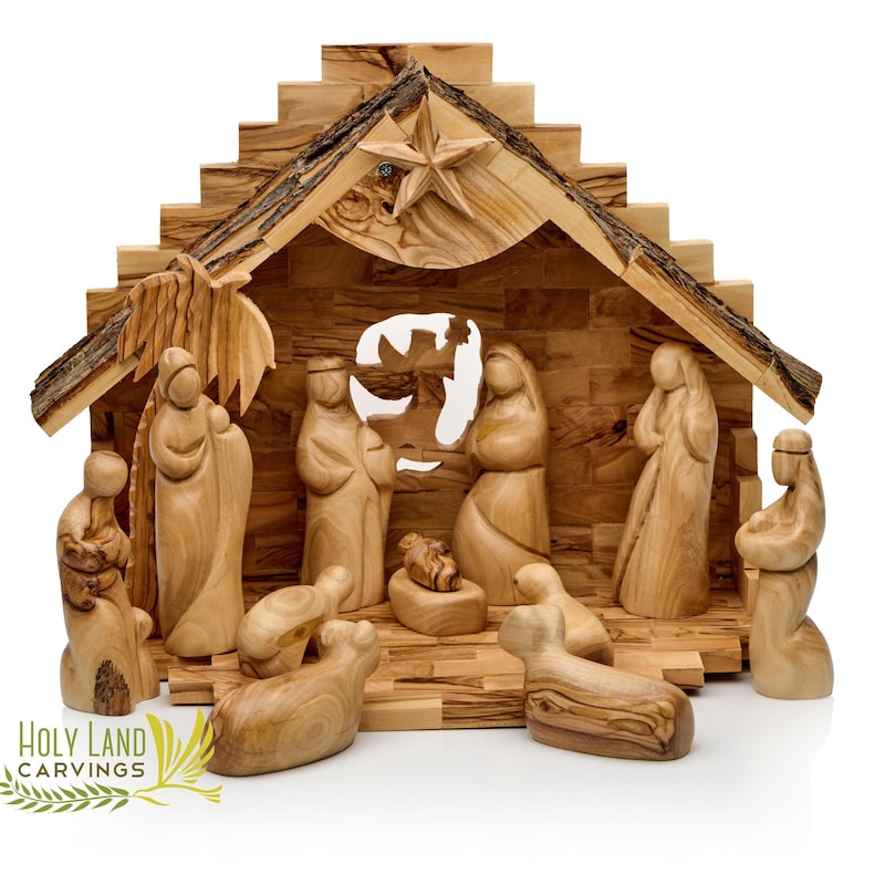 Wooden Nativity - Etsy