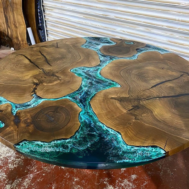 Cedar Epoxy Table - Etsy