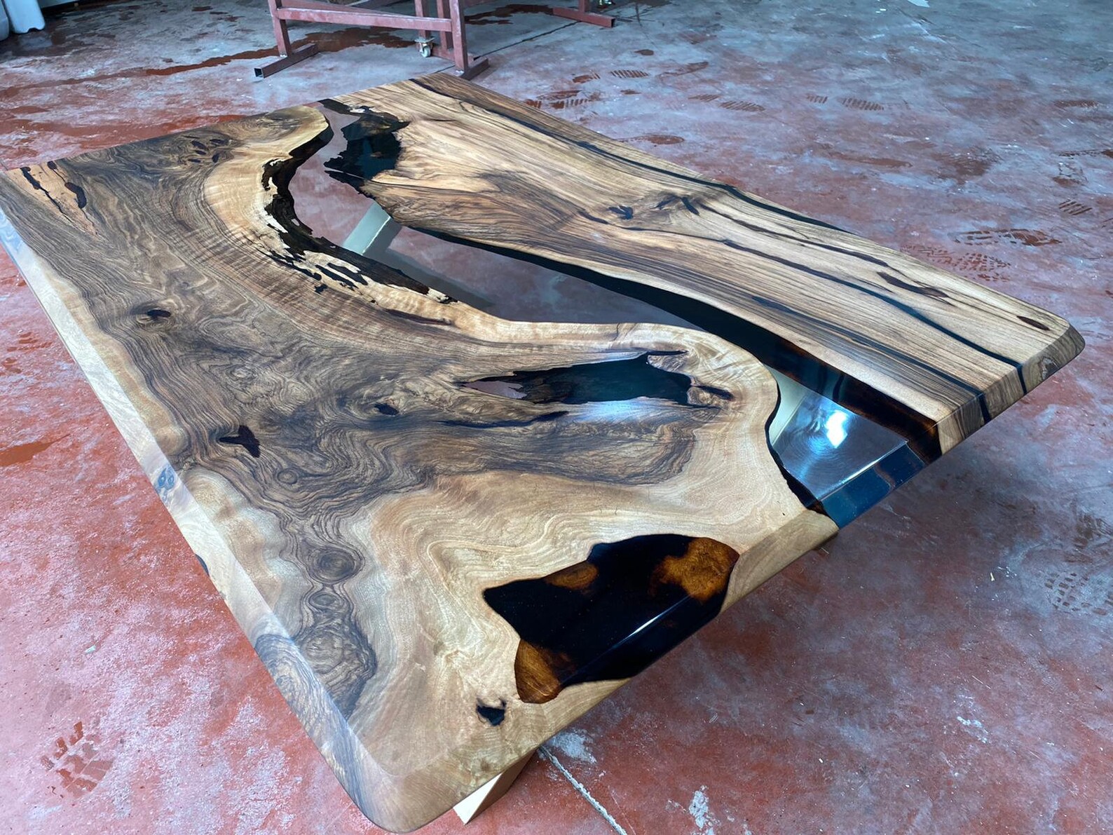 Custom Order Walnut Clear Transparent Epoxy - Etsy