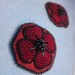 Beaded Poppy Brooch Remembrance Day Poppy Indigenous Veterans - Etsy Canada