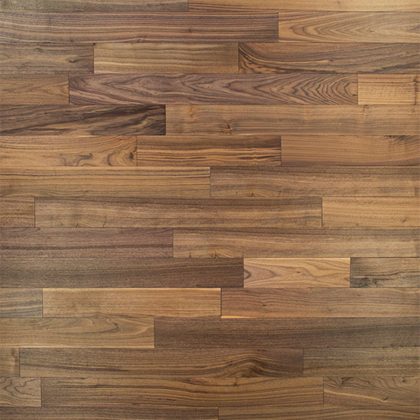 Natural Walnut Wood Wall Planks Panels Easy DIY With Self Stick or ...