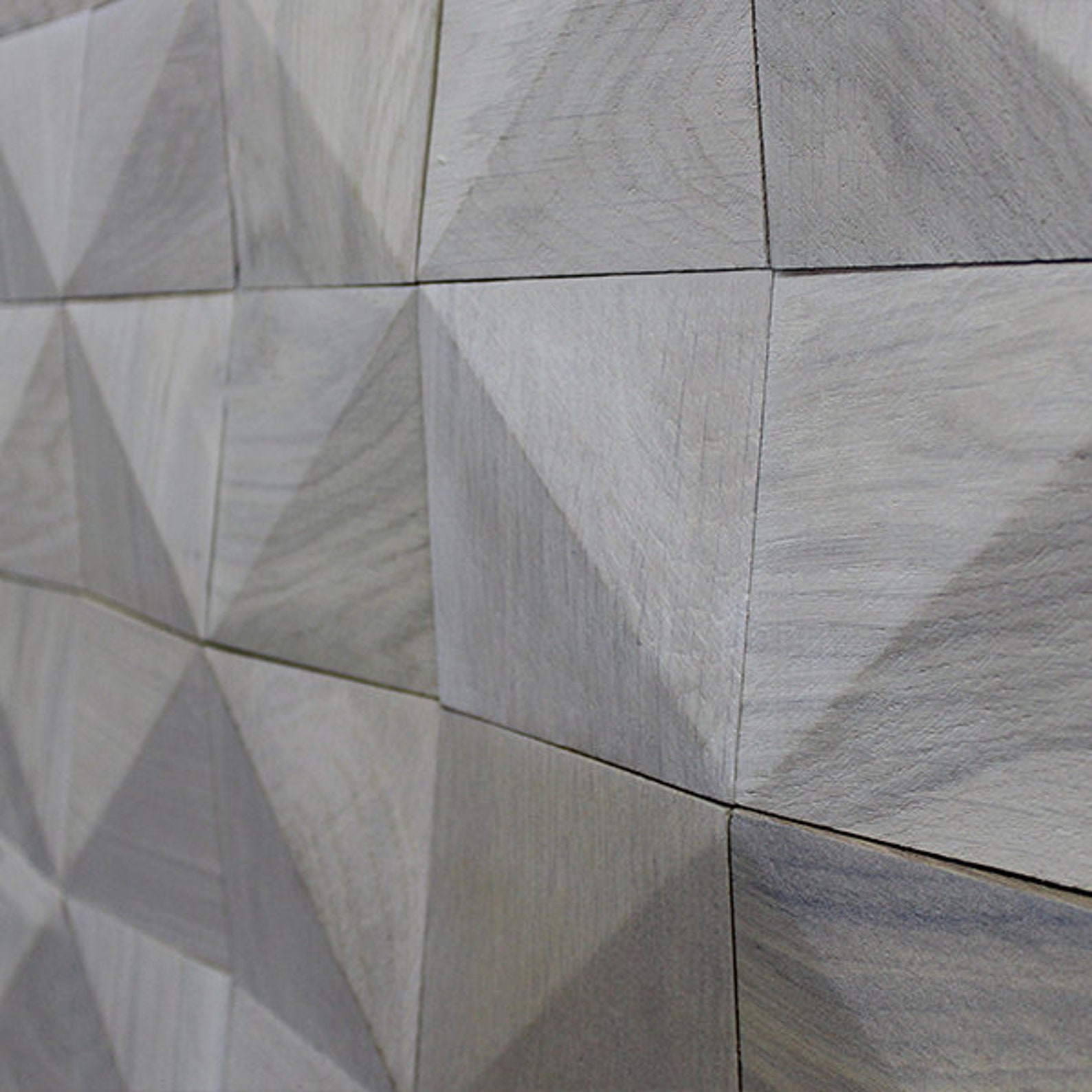 3D Diamond White Oak Wood Wall Panel DIY Wall Planks Polar - Etsy