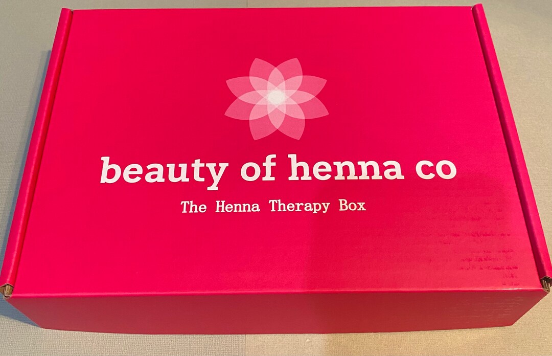The Henna Therapy Box/henna Kit/henna Box - Etsy Australia