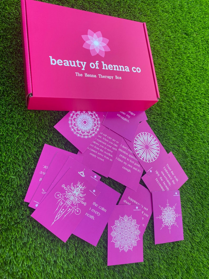 The Henna Therapy Box/henna Kit/henna Box - Etsy Australia