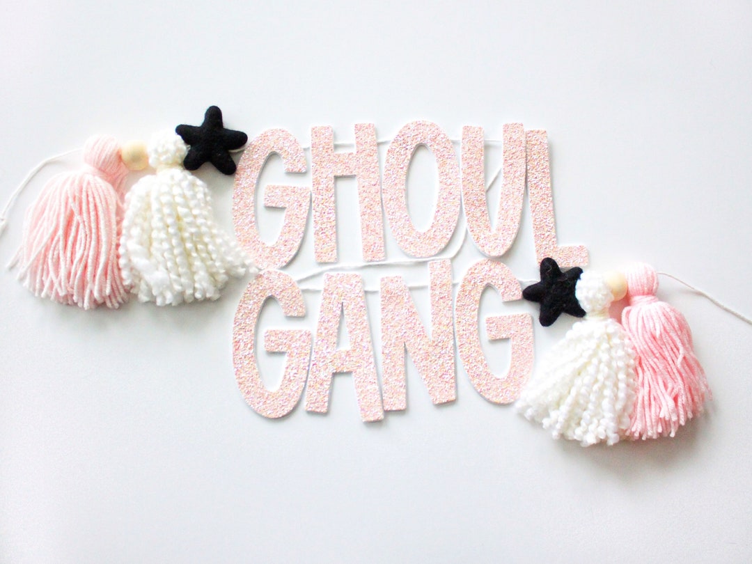 Ghoul Gang Banner, Halloween Decor - Etsy