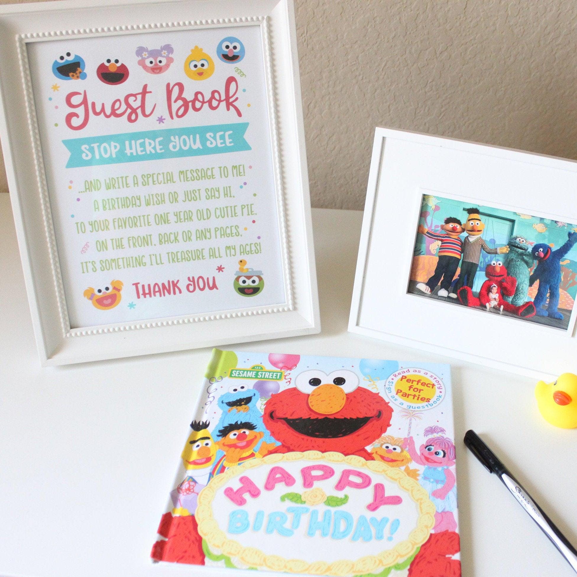 Guest Book Printable Sign. First or Second, Any Age Birthday Sign Book ...