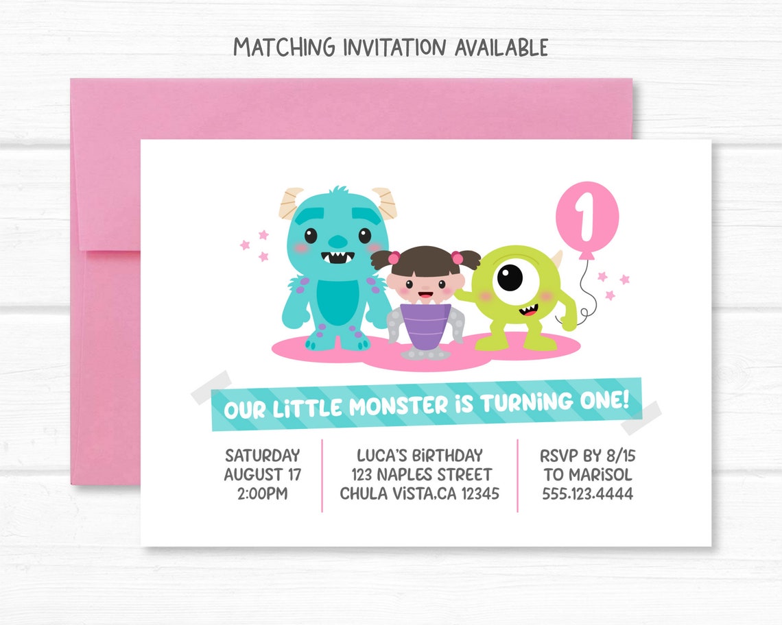 Monsters Inc Doors Banner From Scare Floor. Monsters Birthday Party ...