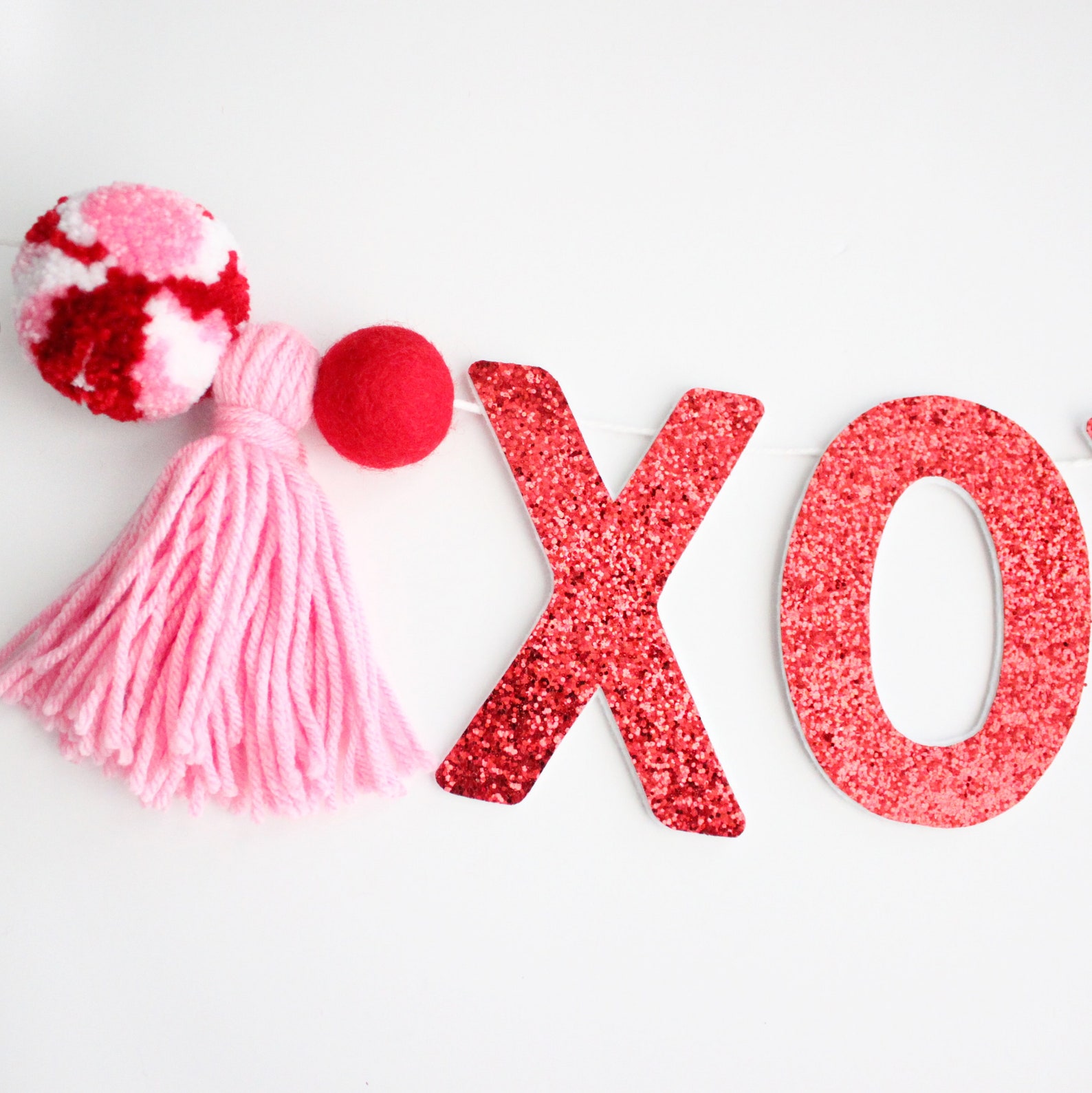 XO XO Banner, Valentines Day Party & Room Decor - Etsy
