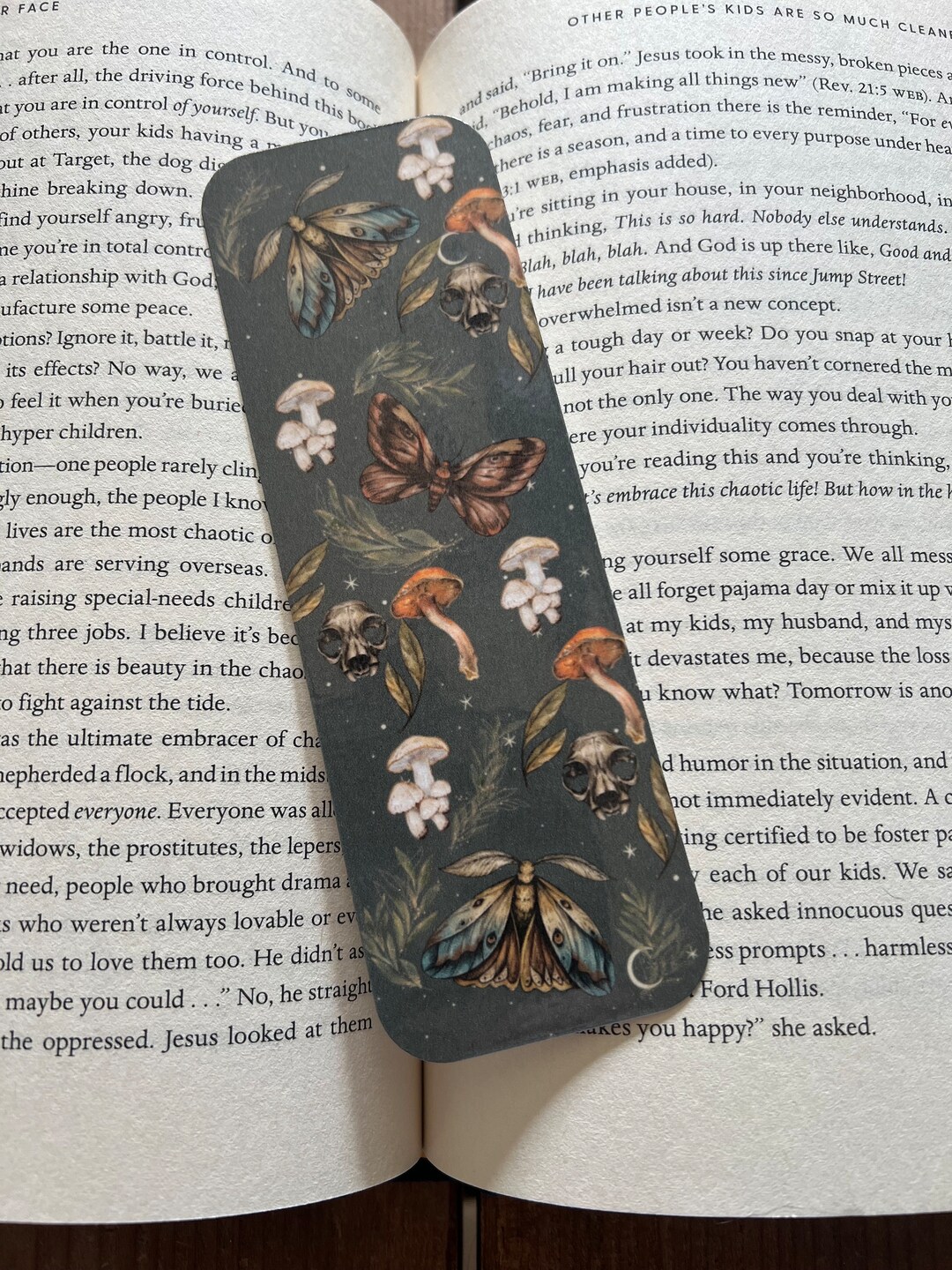 Dark Cottagecore Bookmark - Etsy
