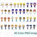 Jobs Clipart in Color With Transparent Backgrounds PNG, Occupations ...