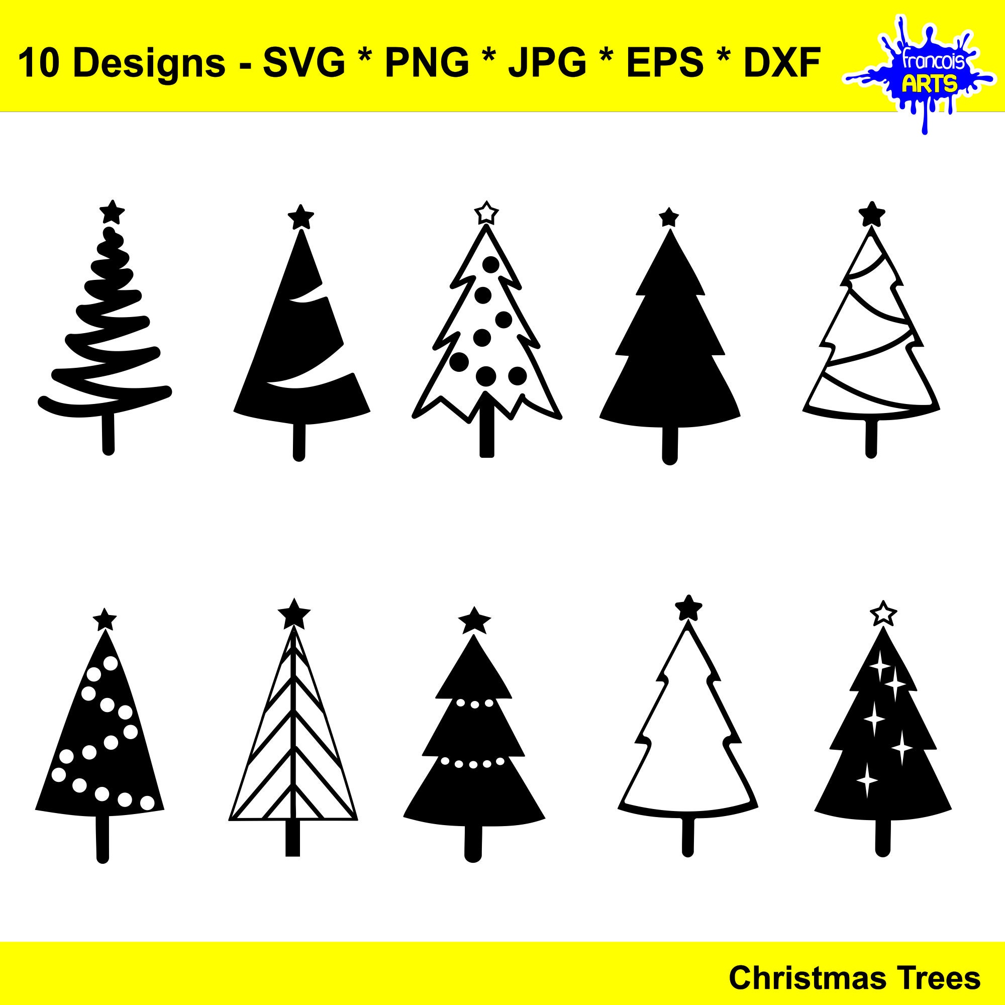 Christmas Tree Svg Bundle, Christmas Svg, Christmas Tree Svg, Christmas ...