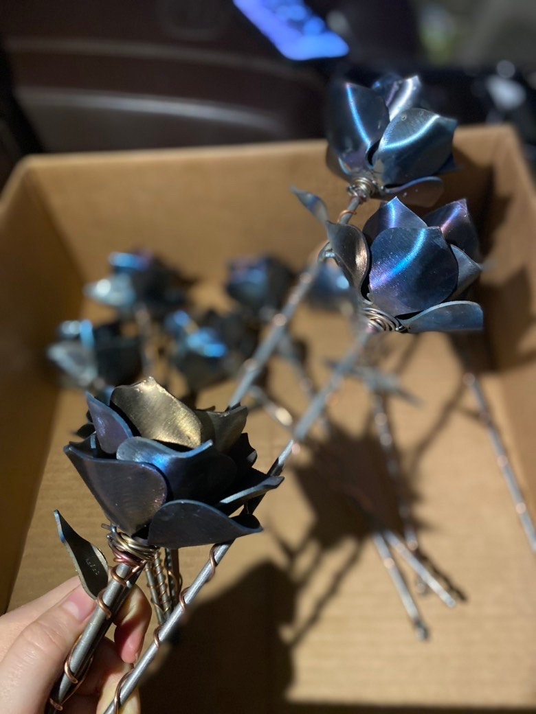Handmade Metal Roses - Etsy