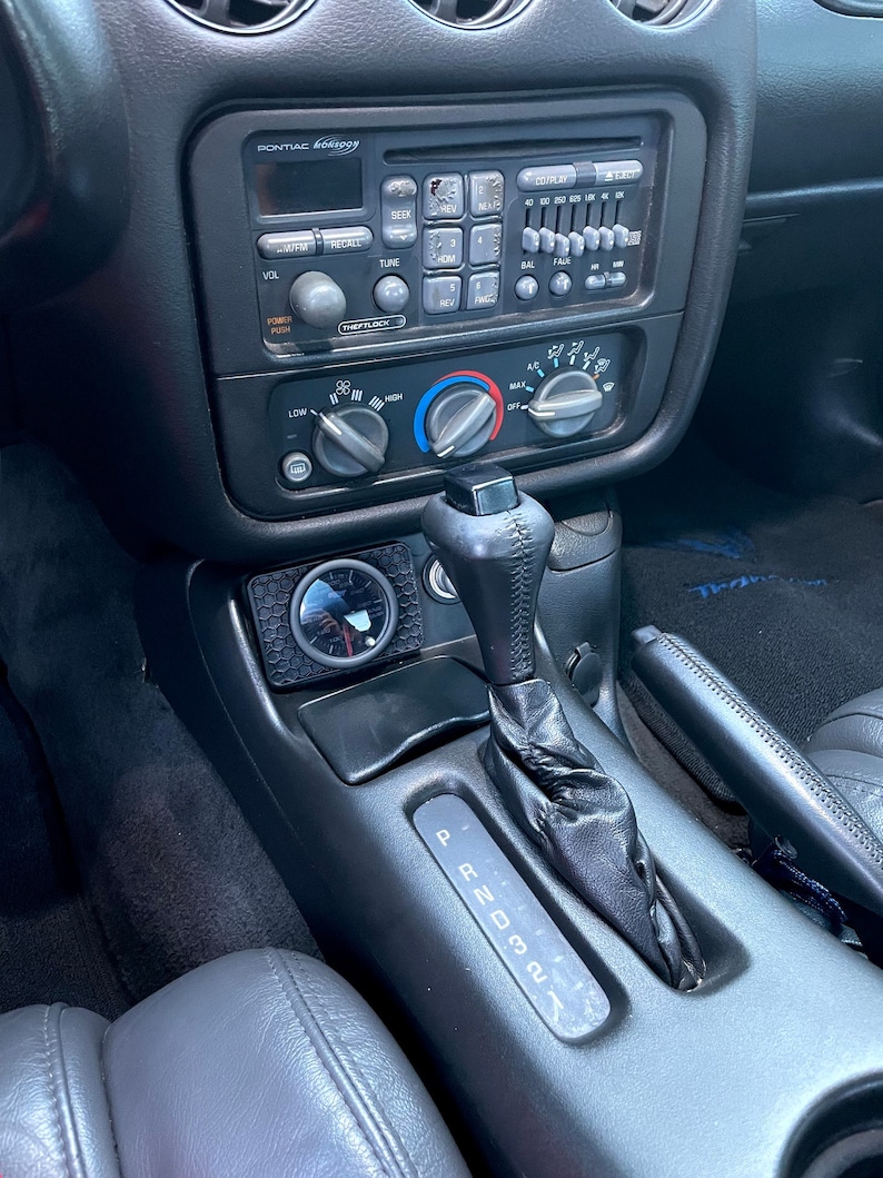 3D Printed 98-02 Firebird/camaro Center Console Gauge Pod - Etsy