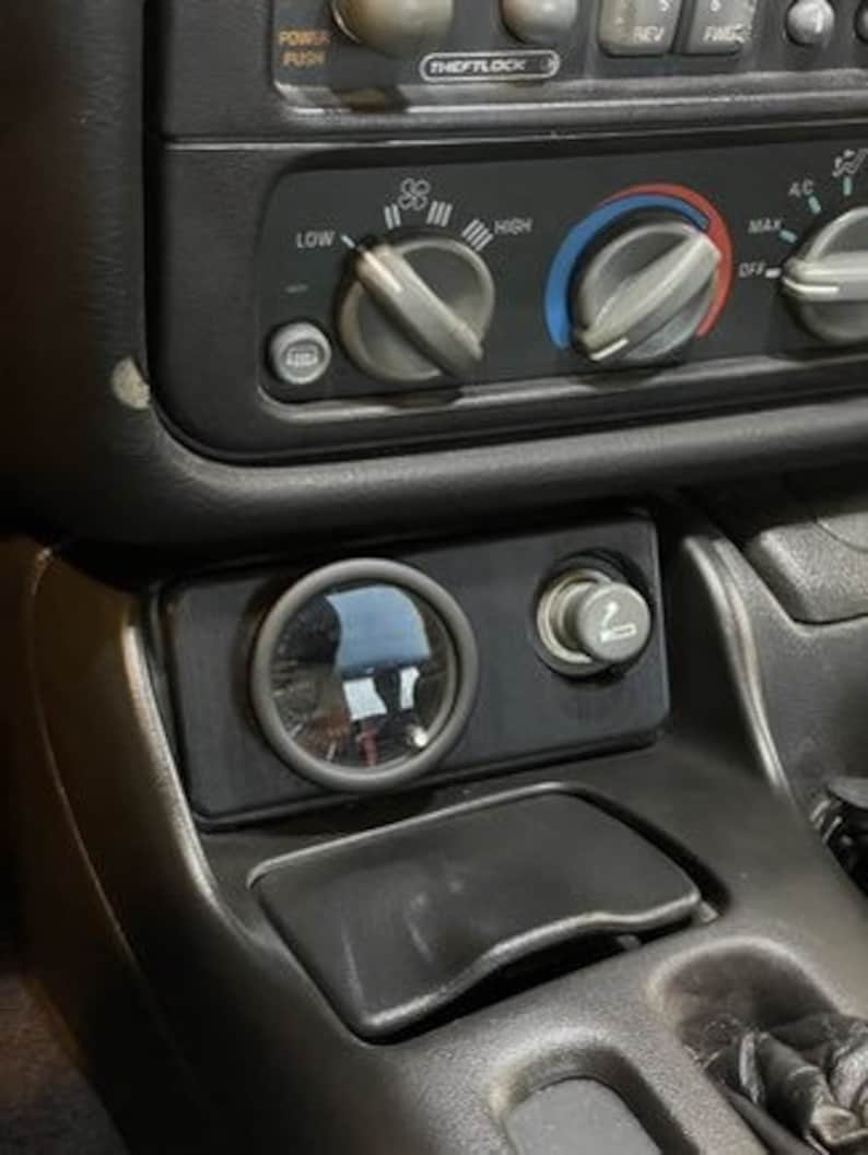 3D Printed 98-02 Firebird/camaro Center Console Gauge Pod - Etsy