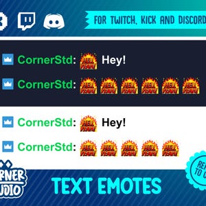Hell Yeah! Twitch, Discord & Kick Text Emote for Streaming or Gaming - Etsy
