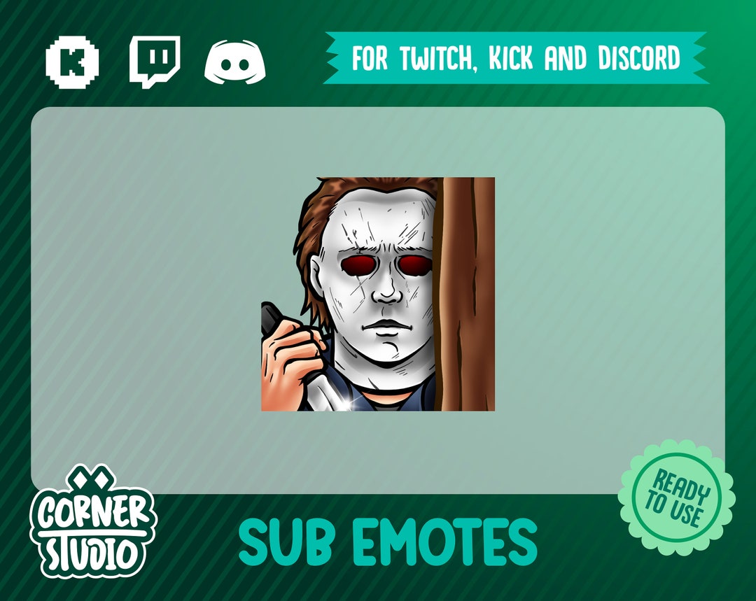 Michael Halloween Twitch, Discord & Kick Emotes for Streaming or Gaming ...