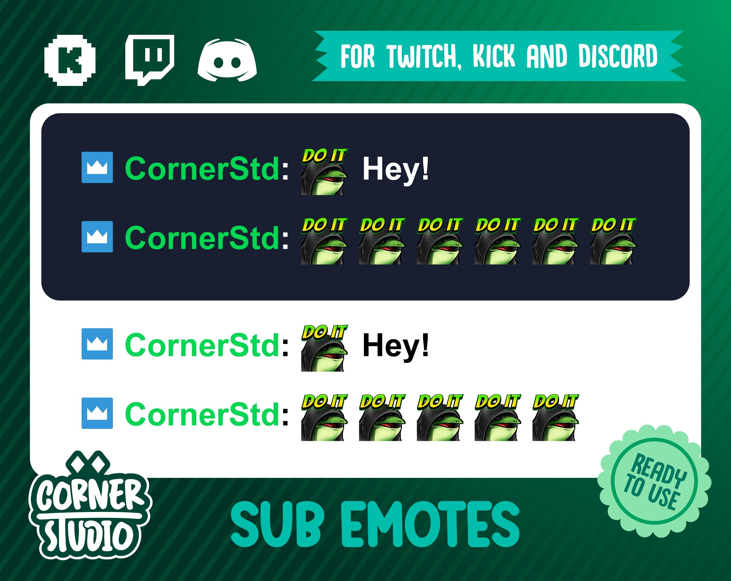 Evil Kermit Meme Twitch, Discord & Kick Emotes for Streaming or Gaming ...