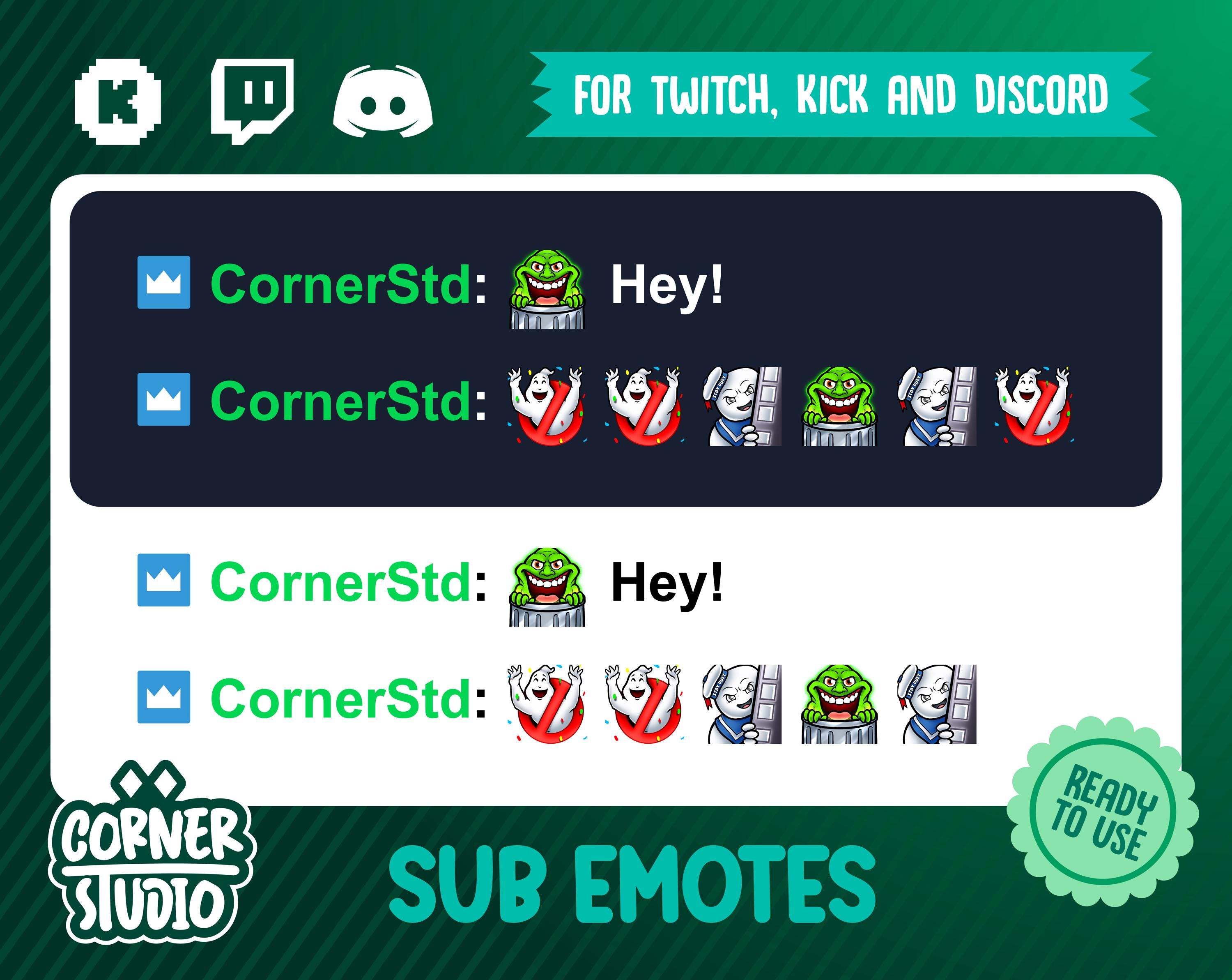 Ghostbusters Twitch, Discord & Kick Emotes for Streaming or Gaming - Etsy