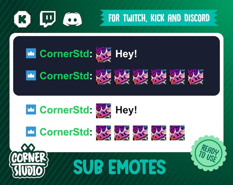 Kill Spacebar Twitch, Discord & Kick Emotes for Streaming or Gaming - Etsy