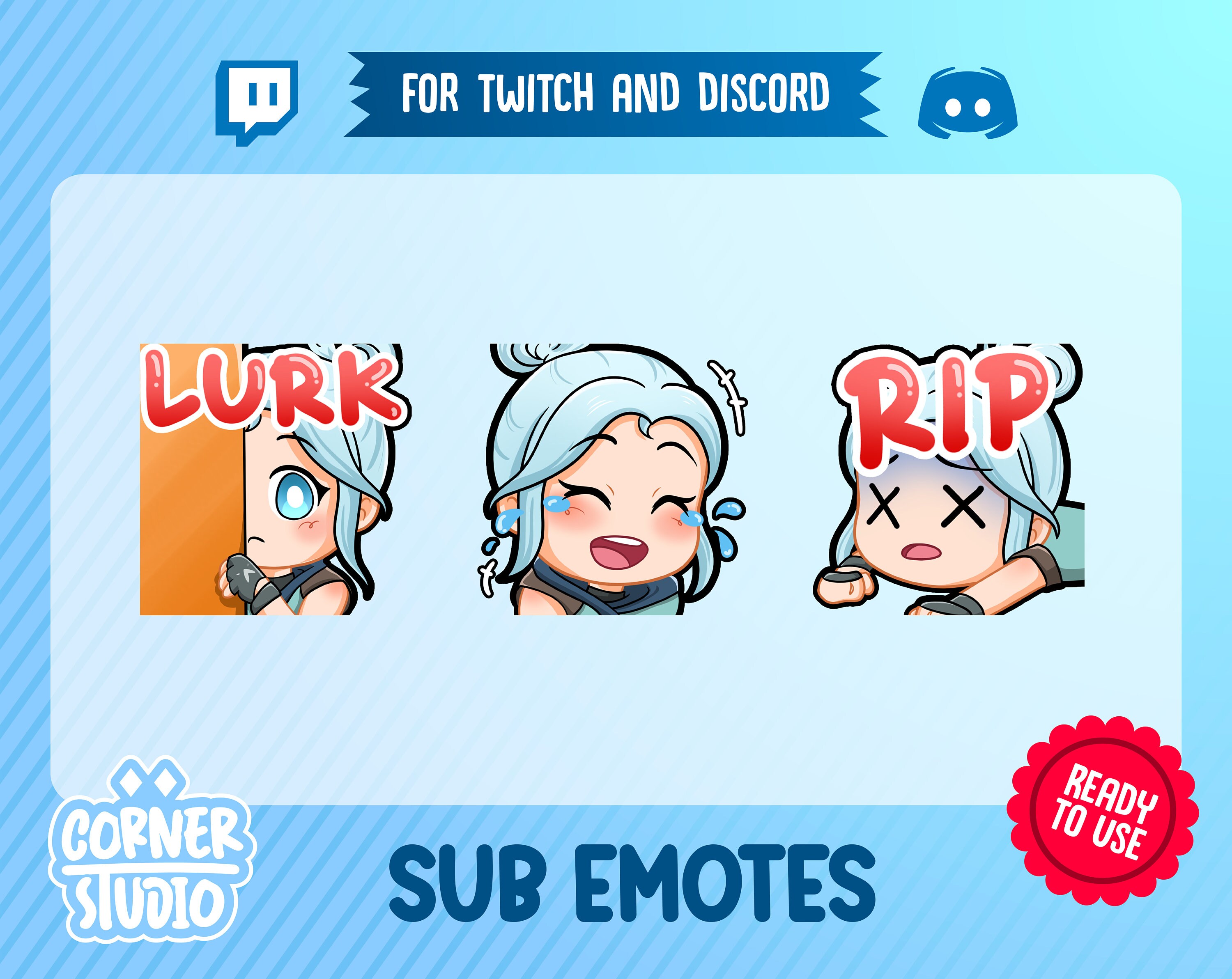 Art & Collectibles Viper Lurk Emote Valorant Emote Streamer Emote Lurk ...