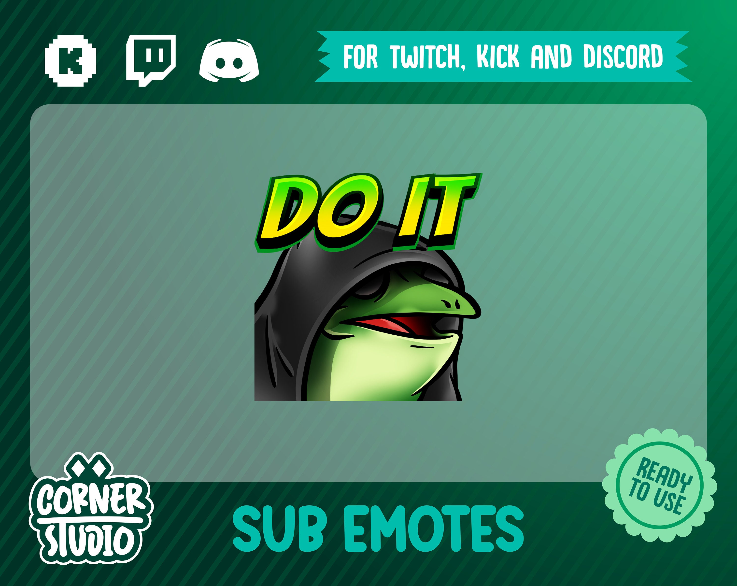 Evil Kermit Meme Twitch, Discord & Kick Emotes for Streaming or Gaming ...