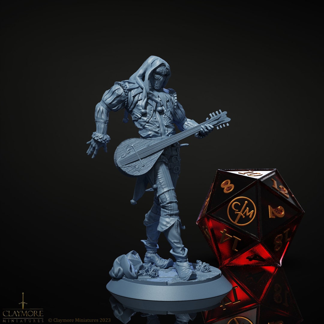 Salvatori the Faceless Bard Fantasy Tabletop RPG Dnd Dungeons and ...