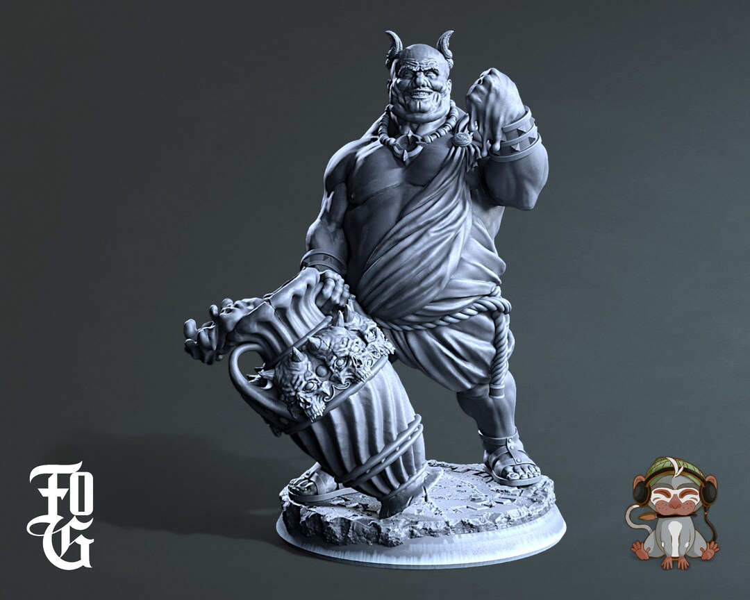 The Blood Drinker Monster Dnd Miniature 3D Print for Painting, Dungeons ...
