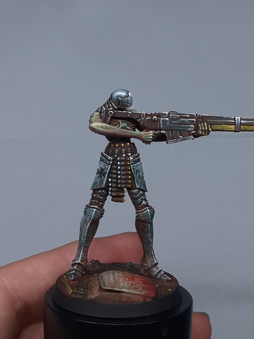 Hand Painted Dnd Miniature | Trench Crusade Communicant Tank Hunter ...