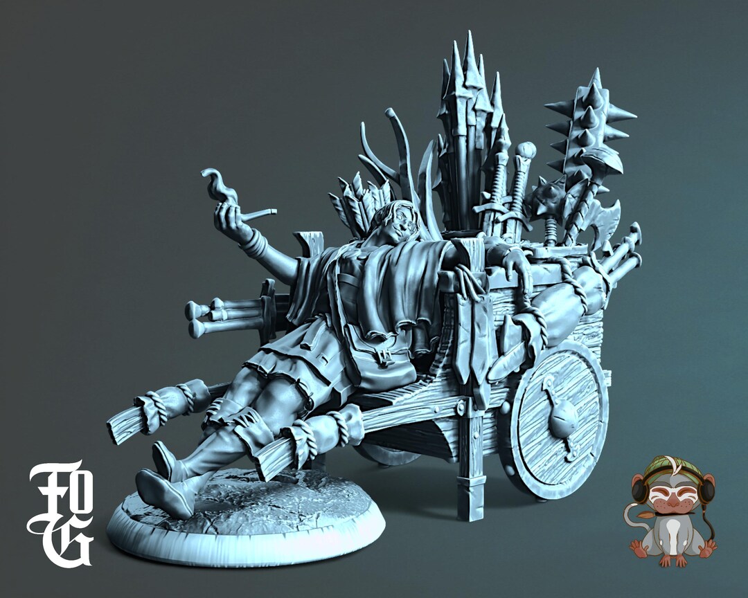 Merchant Fantasy DnD Mini Dungeons and Dragons Miniature 3D Print ...
