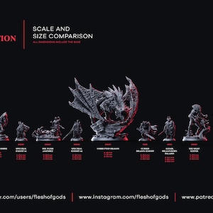 Dragonborn Paladin Fighter Dnd Miniature 3D Print for Painting ...