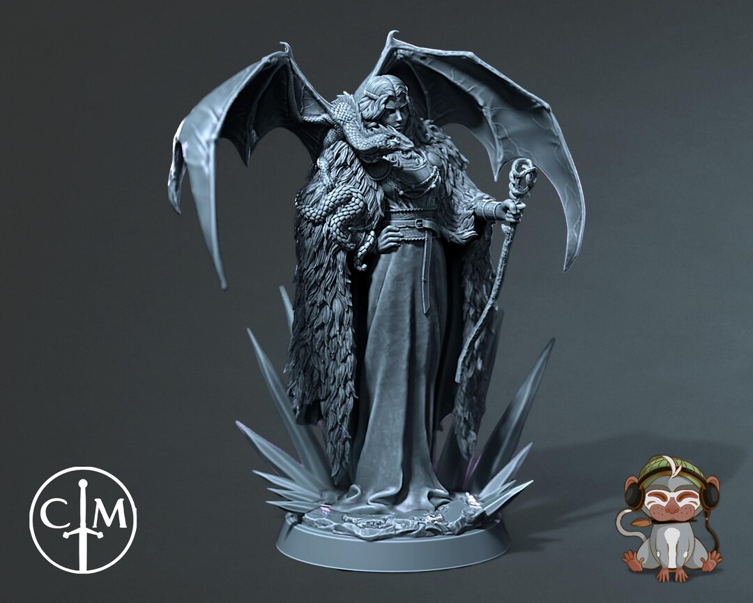 The Boreal Queen Dnd Miniature 3D Print for Painting, Dungeons and Dragons Tabletop RPG ...