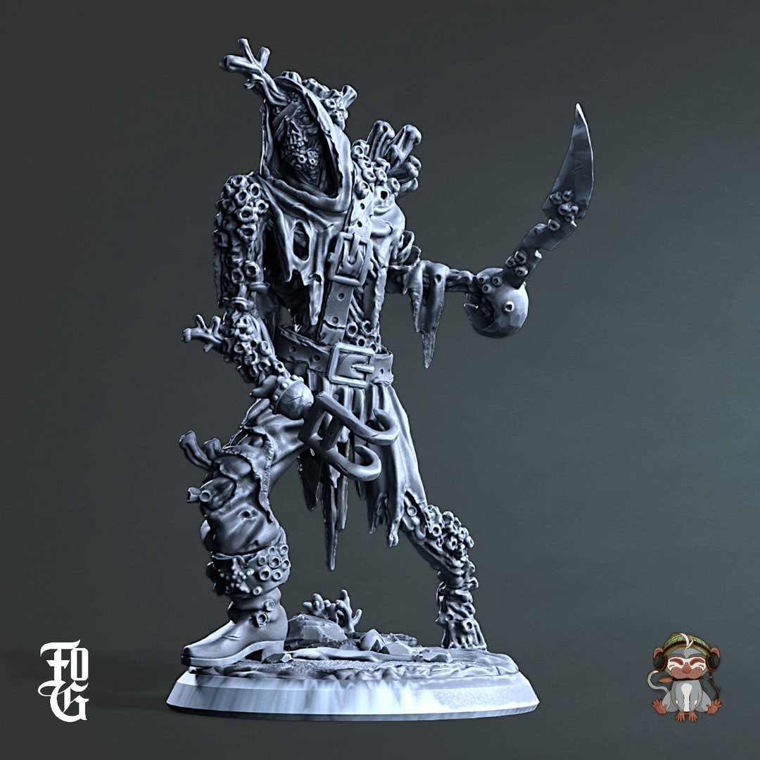 Miniatura para impresión 3D de Drowned Assassin, juego de rol de mesa ...