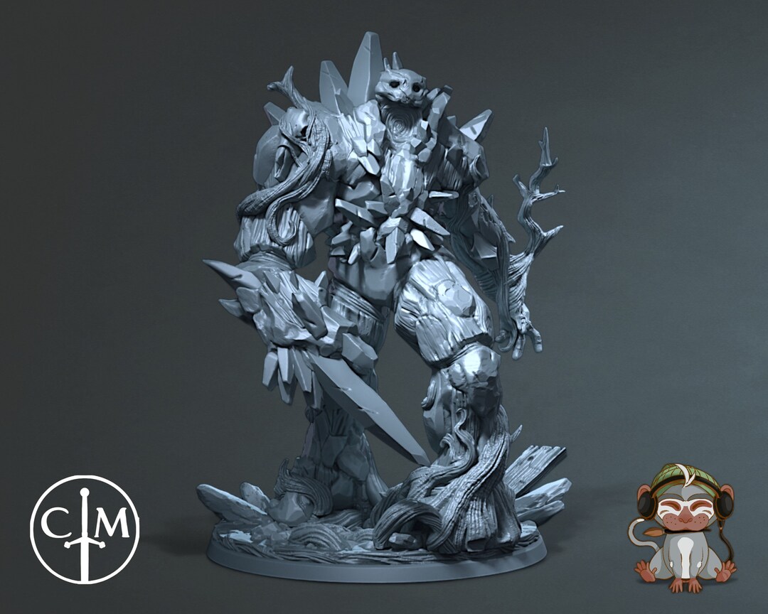 The Thing From the Stars | Crystal Golem | Tabletop RPG Dnd Dungeons ...
