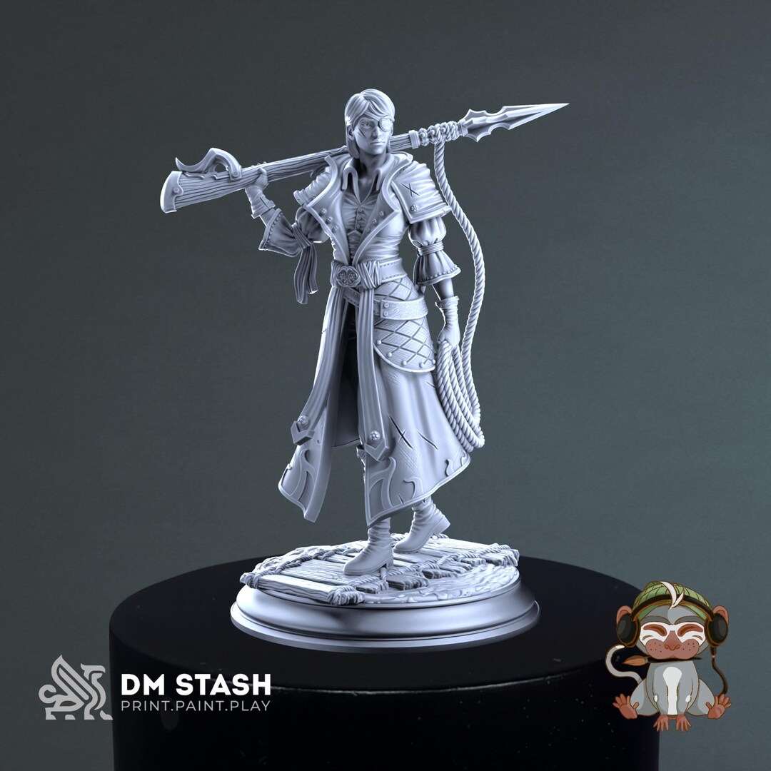Fiona, Pirate Marksman Fantasy Tabletop RPG Hero Dnd Dungeons and ...