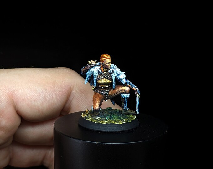 Hand Painted Dnd Miniature Female Ranger High Quality Resin Figure ...