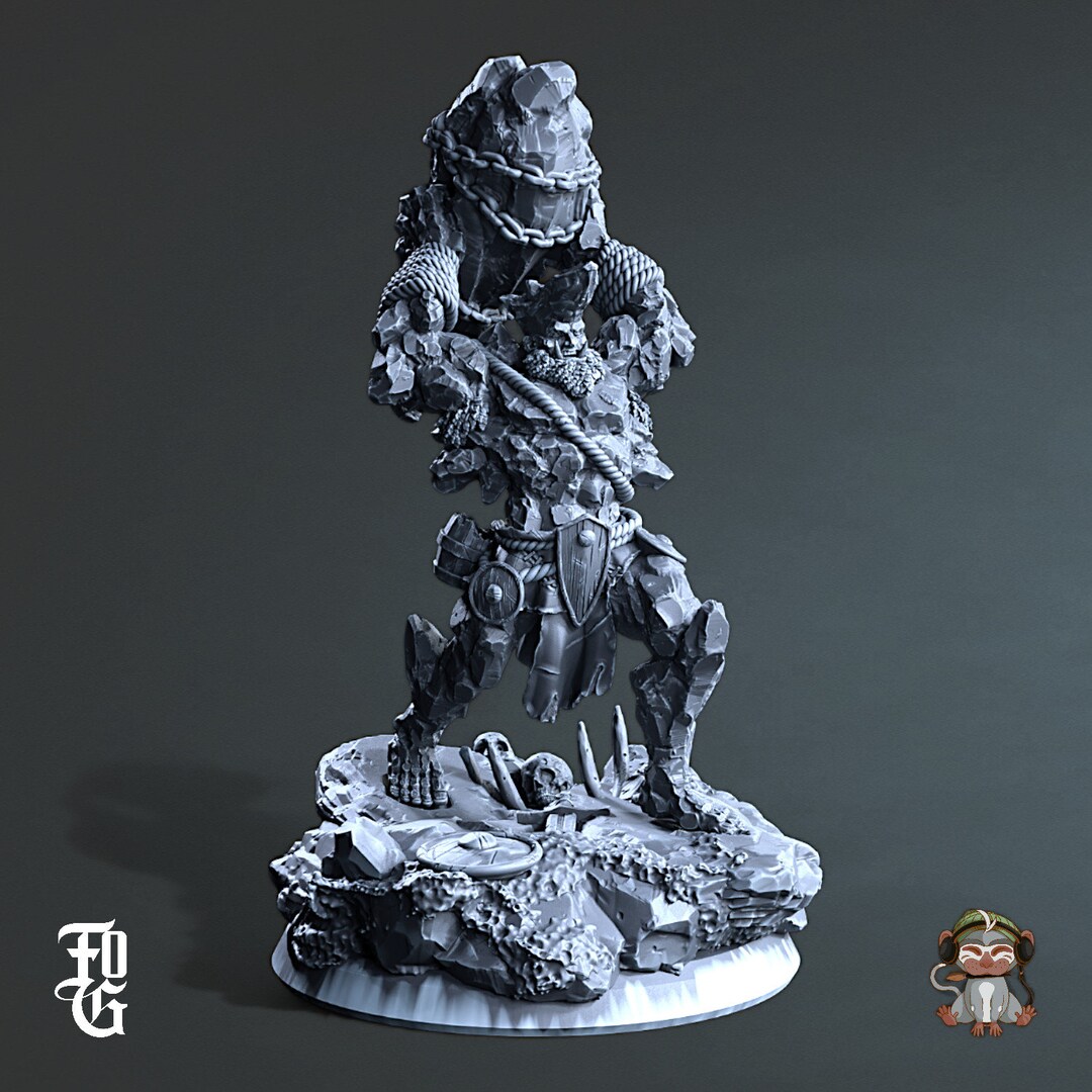 Gravelmaw, the Earthquake Dnd Miniature 3D Print for Painting, Dungeons ...